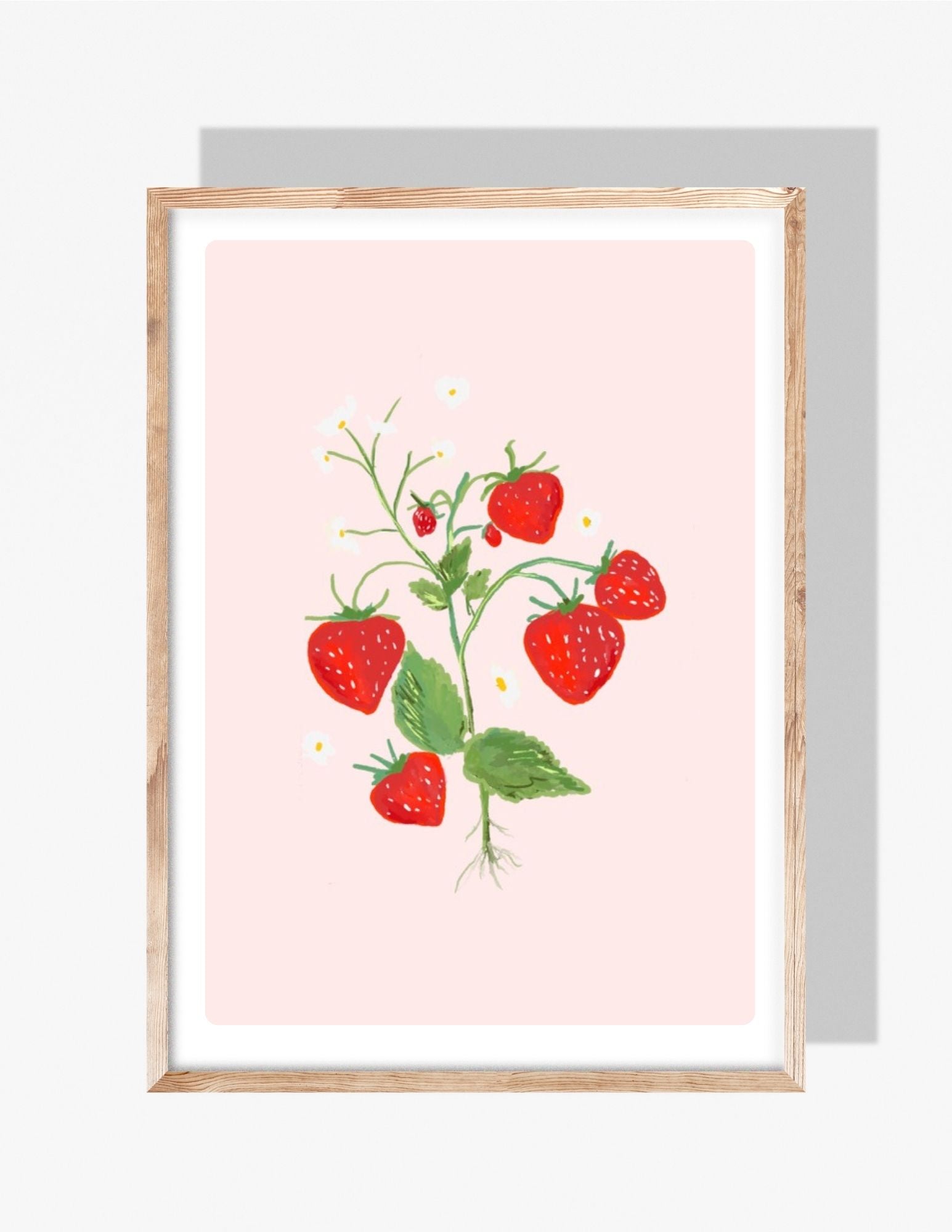 LA FRAISE - Art Print – Rebecca Illustrated