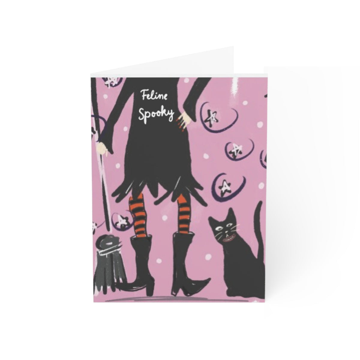 FELINE SPOOKY - Note Card – Rebecca Illustrated