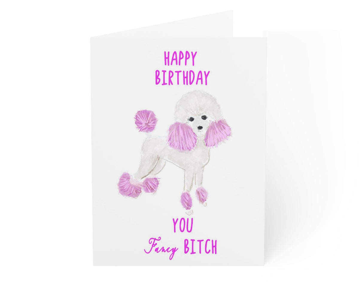 HAPPY BIRTHDAY YOU FANCY B- Note Card – Rebecca Illustrated